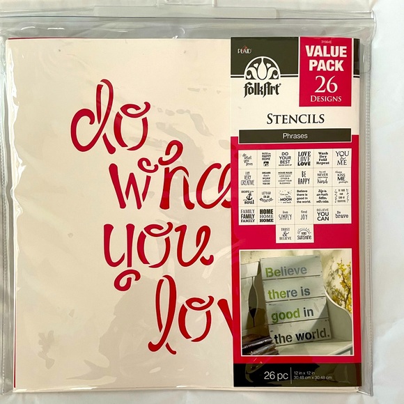 Art | Diy Stencils Pack | Poshmark